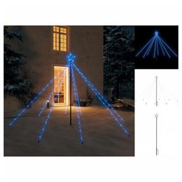 vidaXL Christbaumschmuck Weihnachtsbaum-Lichterkette Indoor Outdoor 400 LEDs Blau 2