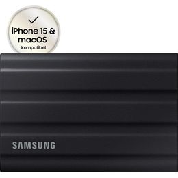 Samsung T7 Shield 2TB - Schwarz für PC/Mac