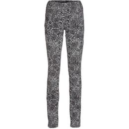 YESET Leggings Damen Druck-Cord-Leggings Hose lang Blumen-Print Leggins Stretch 043263