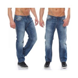 Diesel Regular-fit-Jeans Herren Waykee 0RB04 Blau