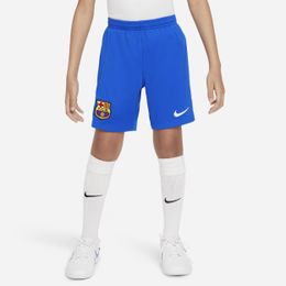 FC Barcelona 2023/24 Stadium Away Nike Dri-FIT Fußball-Shorts für jüngere Kinder - Blau