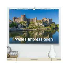 Calvendo Wandkalender Wales Impressionen (Premium