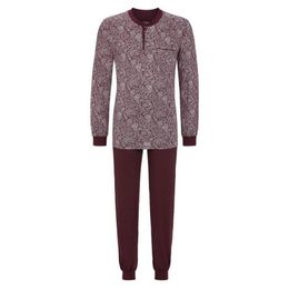 Ringella Schlafanzug Herren Schlafanzug Paisley Muster (2 tlg) mit Bündchen