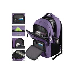 REDOM Laptoprucksack Laptop Rucksack Rucksäcke Schulrucksack Wasserbeständig Laptoptasche (Laptop Notebook Tasche Schule Uni Rucksack