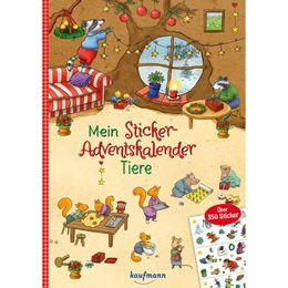 Kaufmann Mein Sticker-Adventskalender - Tiere