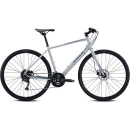 FUJI Bikes Fitnessbike Absolute Disc 1.7, 18 Gang Shimano Alivio shadow Schaltwerk, Kettenschaltung, grau