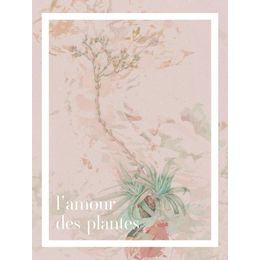 Komar Wandbild L'amour des plantes, (1 St), Kinderzimmer, Schlafzimmer, Wohnzimmer, rosa