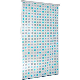 Kleine Wolke Duschrollo Breite 134 cm, ausziehbar, 128 x 240 cm, blau