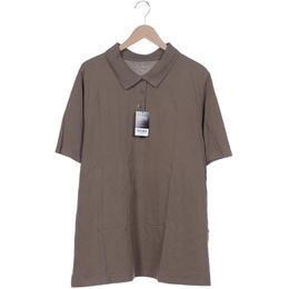 Ulla Popken Damen Poloshirt, braun