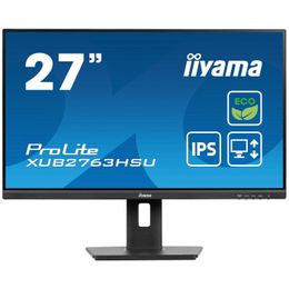 iiyama XUB2763HSU-B1 LED-Monitor (68,6 cm/27 ", 1920 x 1080 px, Full HD, 3 ms Reaktionszeit, 100 Hz, IPS), schwarz