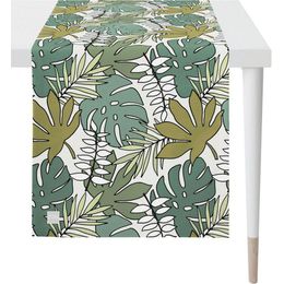Apelt Tischläufer 3984 Outdoor, Sommerdeko, Sommer (1-tlg), Digitaldruck, grün