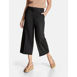 Taifun Stoffhose Culotte aus Lyocell-Leinen-Mix