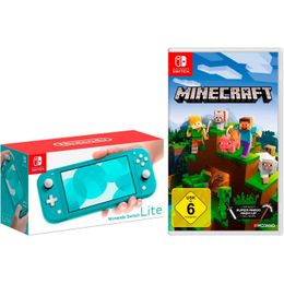 Nintendo Switch Switch Lite + Minecraft, blau
