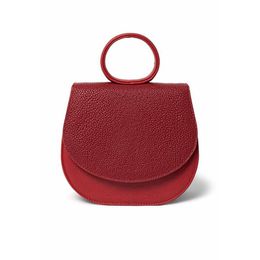 Gretchen Schultertasche Ebony Mini Loop Bag, aus italienischem Kalbsleder, rot