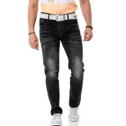 Cipo & Baxx Cipo & Baxx Regular-fit-Jeans, schwarz