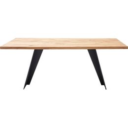 MCA furniture Esstisch Goa, Massivholz Tisch, Esstisch in Wildeiche Massiv FSC-Zertifiziert, braun