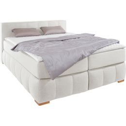 Guido Maria Kretschmer Home & Living Guido Maria Kretschmer Home&Living Boxspringbett Chelles, inkl. Kaltschaumtopper, in 5 Breiten und 3 Matratzenarten, beige