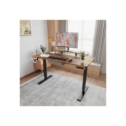Radlove Schreibtisch Höhenverstellbarer Schreibtisch mit Schubladen (140x76 cm