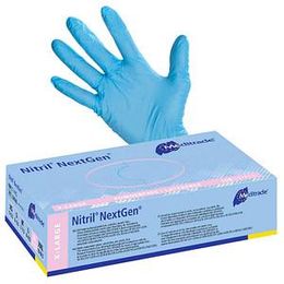 Meditrade® unisex Einmalhandschuhe Nitril® NextGen® blau Größe XL 100 St.