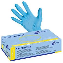 Meditrade® unisex Einmalhandschuhe Nitril® NextGen® blau Größe XS 100 St.