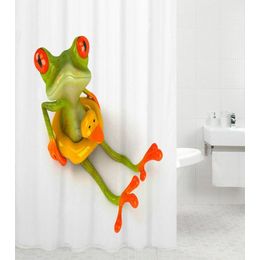 Sanilo Duschvorhang Froggy Breite 180 cm, gelb|grün|orange