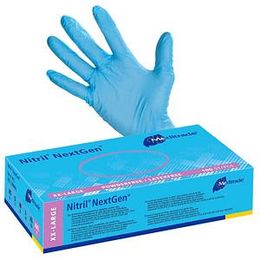 Meditrade® unisex Einmalhandschuhe Nitril® NextGen® blau Größe 2XL 100 St.