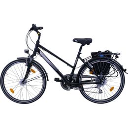 Performance Trekkingrad, 24 Gang Shimano ACERA RDM360 Schaltwerk, Kettenschaltung, schwarz