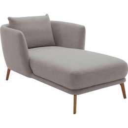 Schöner Wohnen Kollektion SCHÖNER WOHNEN-Kollektion Chaiselongue Pearl - 5 Jahre Hersteller-Garantie, auch in Bouclé. Füße Massivholz, Maße (B/H/T): 101/71/161 cm, silberfarben