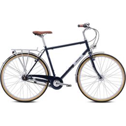 BREEZER Bikes Trekkingrad DOWNTOWN 7+, 7 Gang, blau