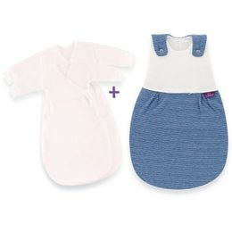 Träumeland Träumeland Babyschlafsack 3 tlg Set LIEMBICH, Design Wellenmeer (3 tlg), blau