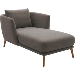 Schöner Wohnen Kollektion SCHÖNER WOHNEN-Kollektion Chaiselongue Pearl - 5 Jahre Hersteller-Garantie, auch in Bouclé. Füße Massivholz, Maße (B/H/T): 101/71/161 cm, grau