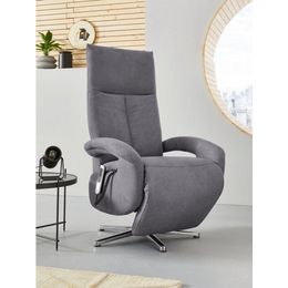 Sit & More sit&more TV-Sessel Tycoon, wahlweise manuell, mit zwei Motoren oder mit zwei Motoren und Akku, grau