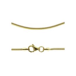 Firetti Collierkettchen Schmuck Geschenk Gold 333 Halsschmuck Halskette Goldkette Schlangen, Made in Germany, gelb|goldfarben