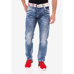 Cipo & Baxx Cipo & Baxx Bequeme Jeans mit trendigen Zierelementen, blau