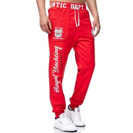 John Kayna Jogginghose Herren Jogginghose Sport hose Männer Trainingshose Print Sweatpants (Sporthose Trainingshose Sweatpants