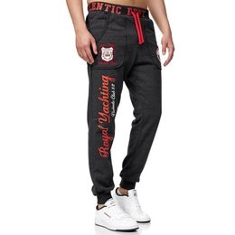 John Kayna Jogginghose Herren Jogginghose Sport hose Männer Trainingshose Print Sweatpants (Sporthose Trainingshose Sweatpants