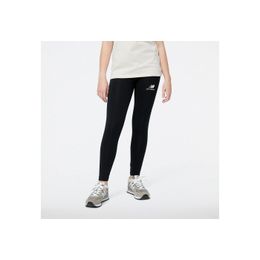 New Balance Leggings Essentials Stacked Logo Cotton Legg, schwarz