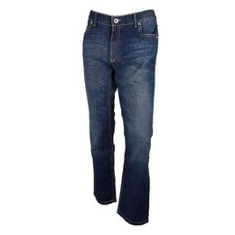 Pioneer Authentic Jeans Straight-Jeans Pioneer Damen Jeans SALLY Authentic Jeans washed Hose blau grobe Naht 42537