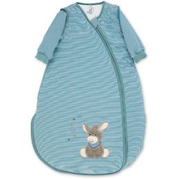 Sterntaler® Babyschlafsack Emmi (1 tlg), mit 2 Wege Reißverschluß, wattiert, 3,00 TOG, blau