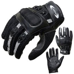 PROANTI Motorradhandschuhe, schwarz