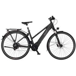 FISCHER BIKE FISCHER Fahrrad E-Bike VIATOR 6.0i Damen 504, 10 Gang, Kettenschaltung, Mittelmotor, 504 Wh Akku, silberfarben