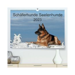 Calvendo Wandkalender Schäferhunde SeelenhundeCH-Version (Premium