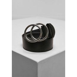 Urban Classics Hüftgürtel Unisex Ring Buckle Belt, schwarz