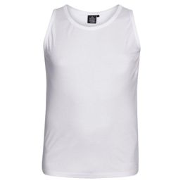 Ahorn Sportswear Tanktop in schlichtem Design, weiß