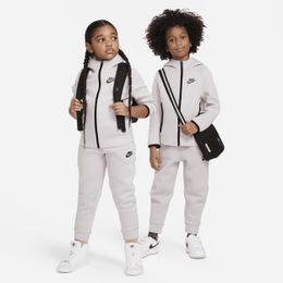 Nike Sportswear Tech Fleece Full-Zip Set 2-teiliges Hoodie-Set für jüngere Kinder - Lila
