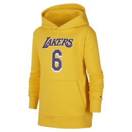 Los Angeles Lakers Nike NBA-Fleece-Hoodie für ältere Kinder - Gelb