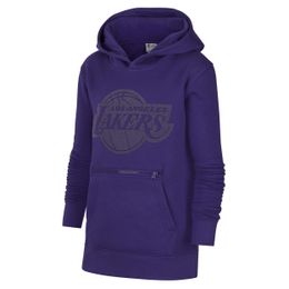 Los Angeles Lakers Courtside Nike NBA-Fleece-Hoodie für ältere Kinder - Lila