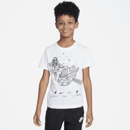 Nike Satelite Graphic Tee T-Shirt für jüngere Kinder - Weiß