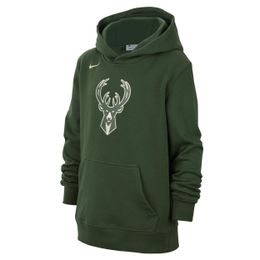 Milwaukee Bucks Nike NBA-Fleece-Hoodie für ältere Kinder - Grün