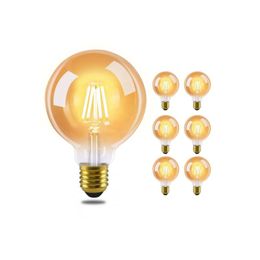 ZMH LED-Leuchtmittel 2 Stück LED Glühbirne E27 Vintage Lampe